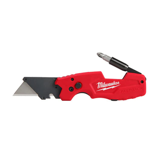 Milwaukee 48-22-1505 FASTBACK 6 in 1 Folding Utility Knife w/ Clip ...