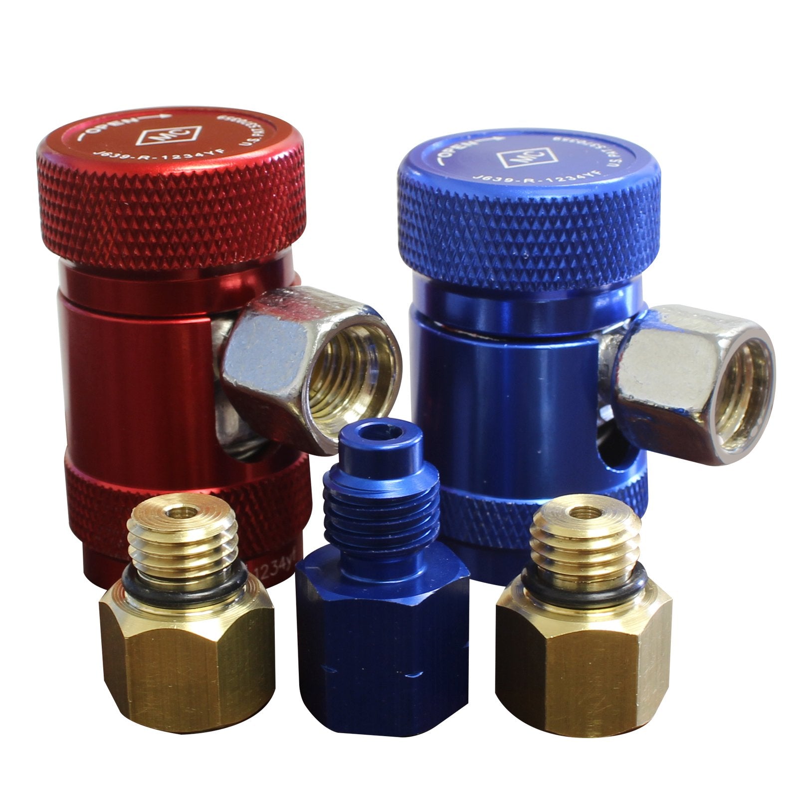 MASTERCOOL 83736-K Deluxe R134a/R1234yf Conversion Kit, Blue, Red – CBM ...
