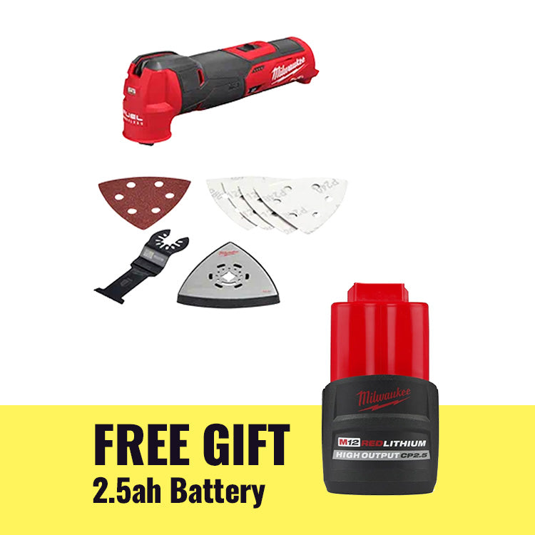 Milwaukee 2526-20 M12 FUEL Cordless Oscillating Multi-Tool – CBM Tools