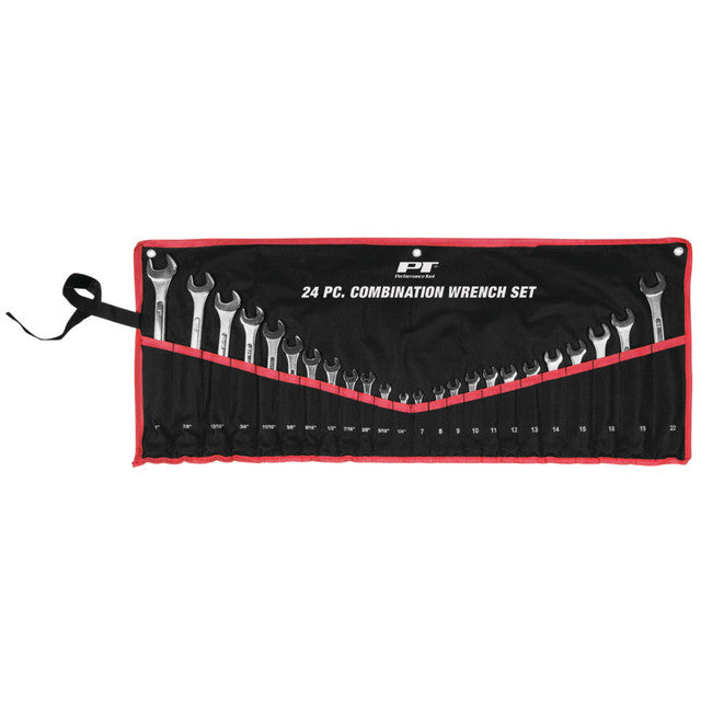Performance Tool W1074 SAE and Metric Combo Wrench Set 24 pc – CBM Tools
