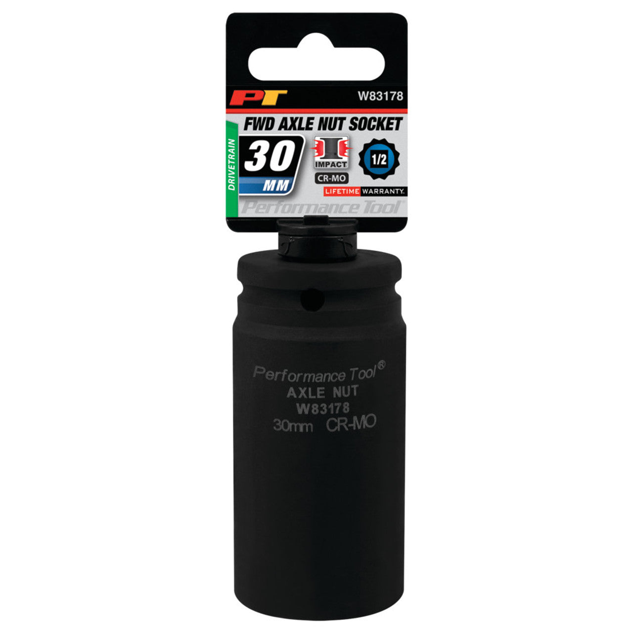Performance Tool W83178 12pt Axle Nut Socket CrMo 30mm – CBM Tools