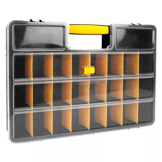 Performance Tool W54037 Hardware Organizer Box - 26 Adjustable Compart ...