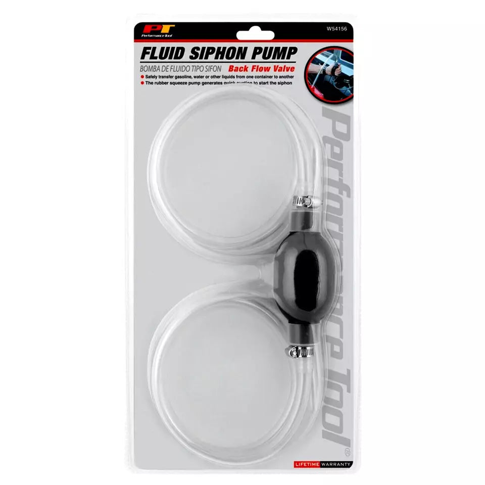 PERFORMANCE TOOL W54156 Siphon Hose w/Back Flow Valve – CBM Tools
