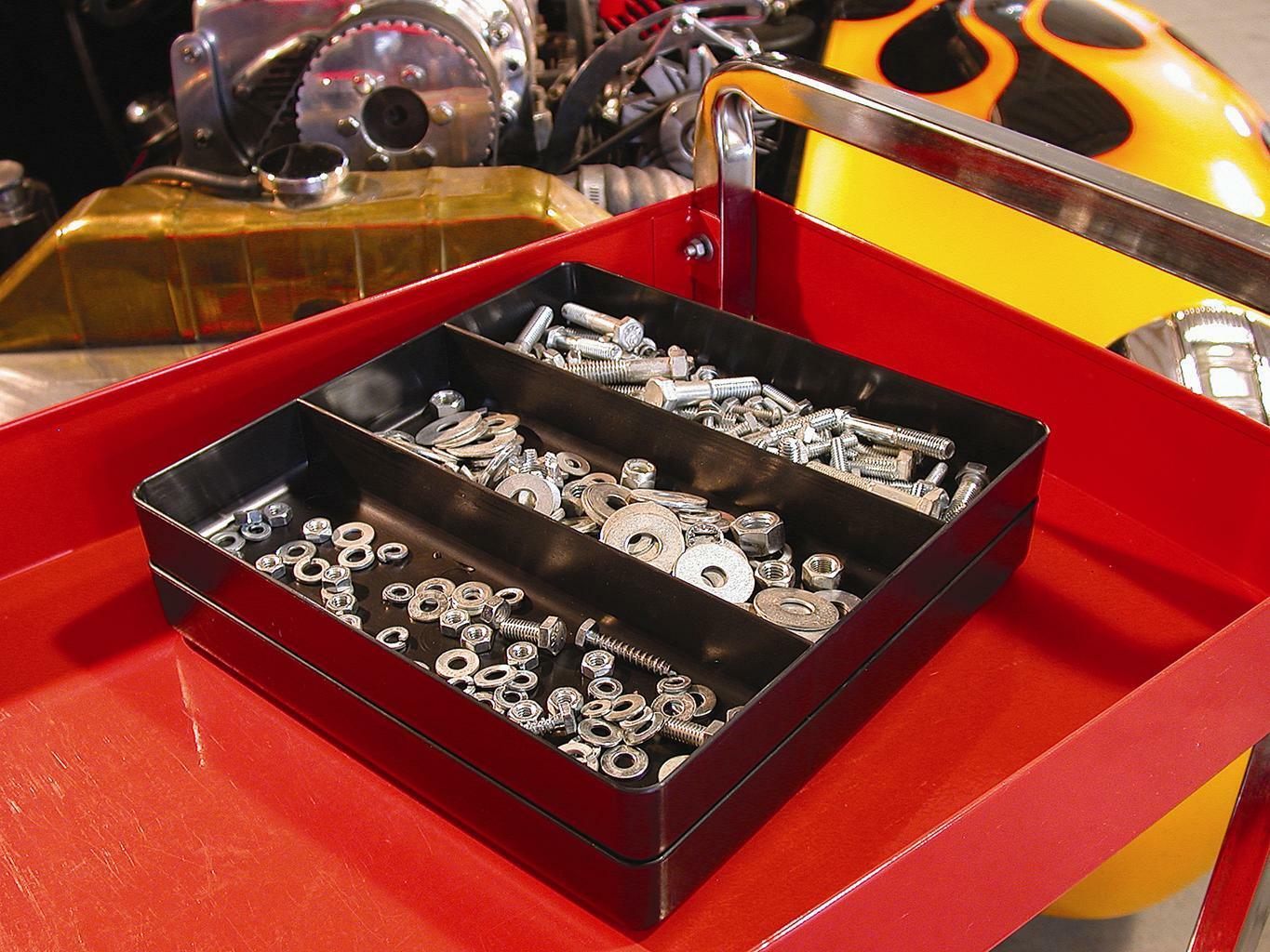 Ernst 5021 "The Tray Junior" 3-Compartment Tool Organizer BLACK – CBM Tools